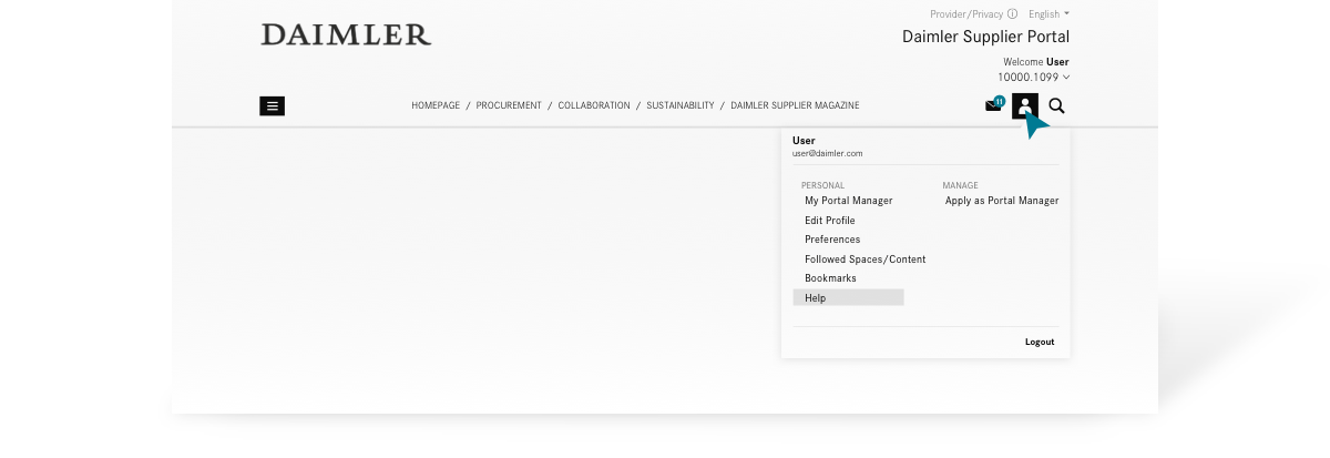 Portal Basics | Daimler Truck Supplier Portal